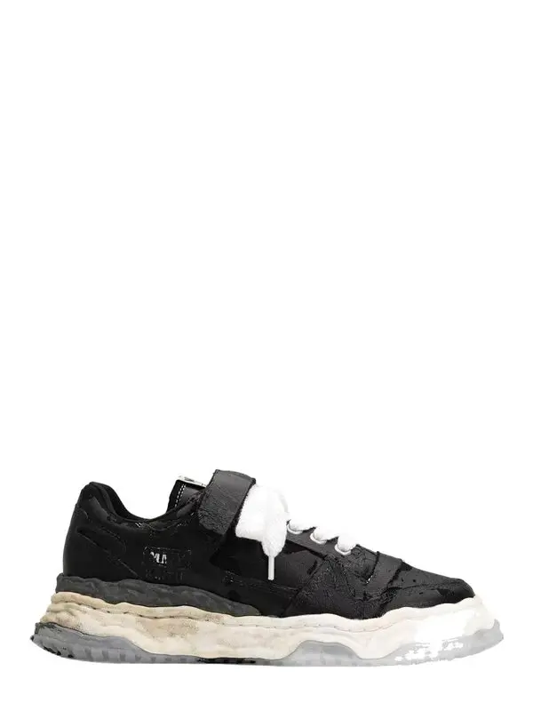Mihara Yasuhiro Keith Torn-film Low-top Sneakers - Black