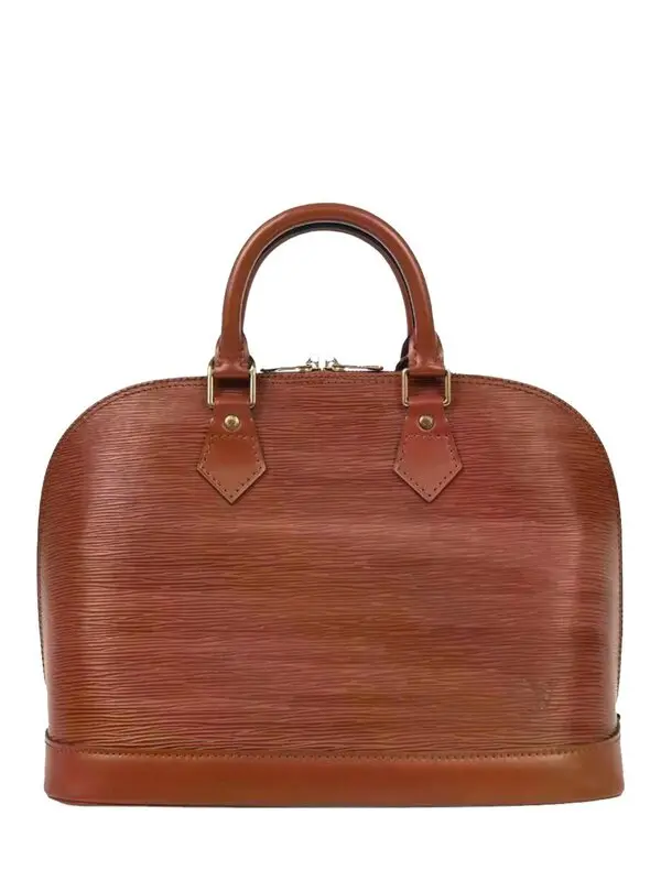 LOUIS VUITTON 1996 Alma Epi Tote Bag - Brown
