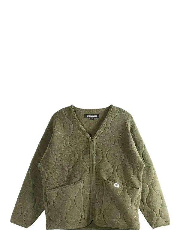 NEIGHBORHOOD Zip-up Cardigan - Green