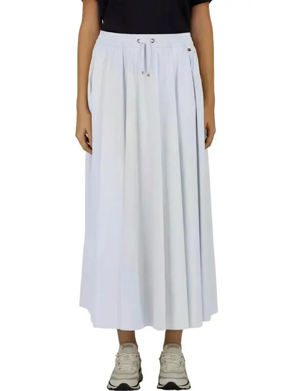 Herno Midi Skirt With Drawstring - Blue