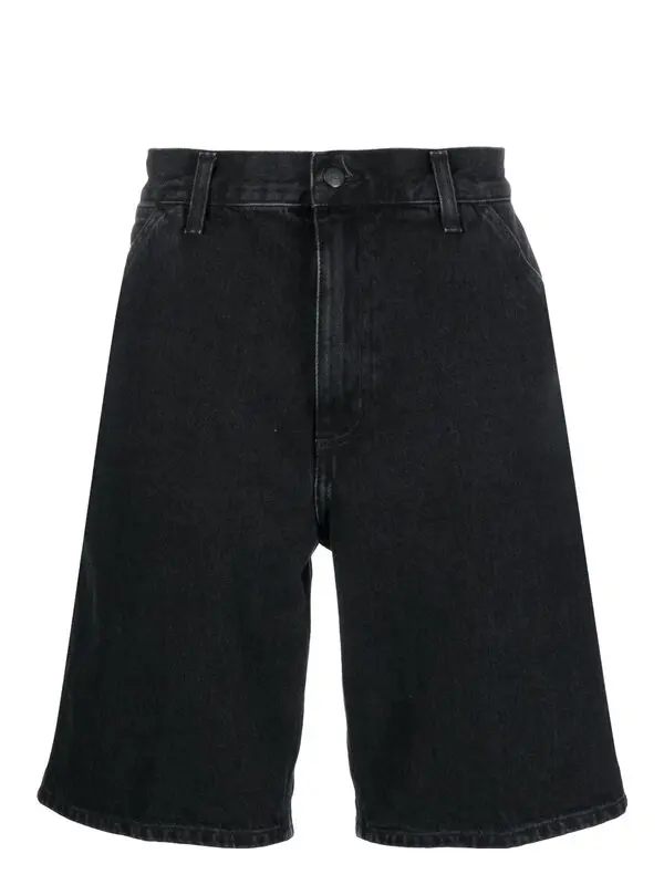 Carhartt Work In Progress Single Knee Bermuda Shorts - Black