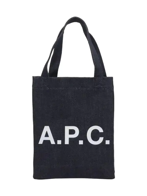 A.p.c. Cotton Tote Bag - Blue