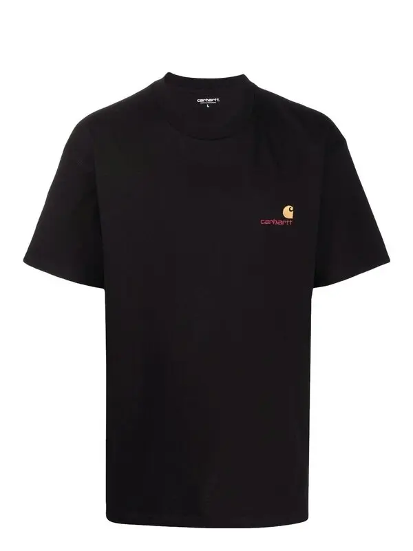 Carhartt Work In Progress T-shirt With Embroidery - Black