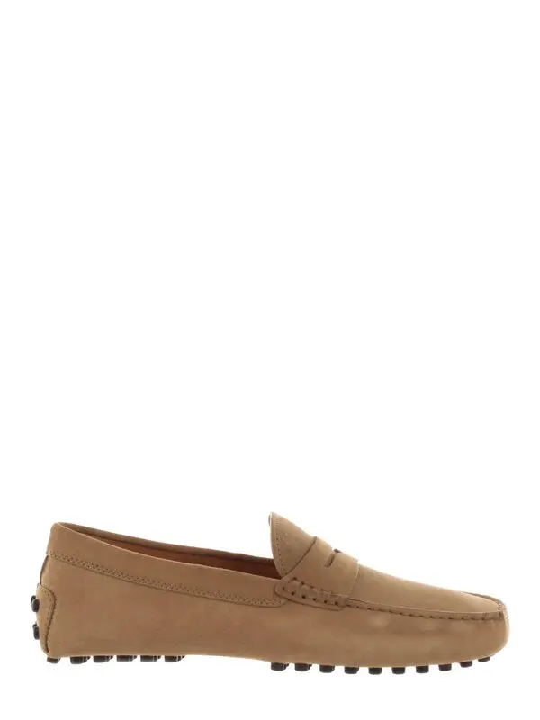 TOD'S Suede Moccasin - Beige
