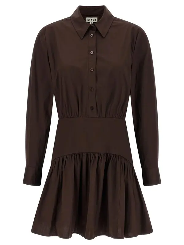 Staud Rocco Dress - Brown