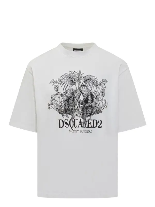 Dsquared2 Monkey Business T-shirt - White