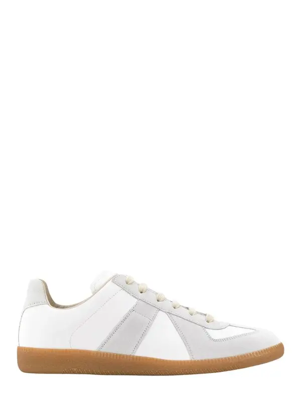 MAISON MARGIELA Replica Leather Sneakers - White