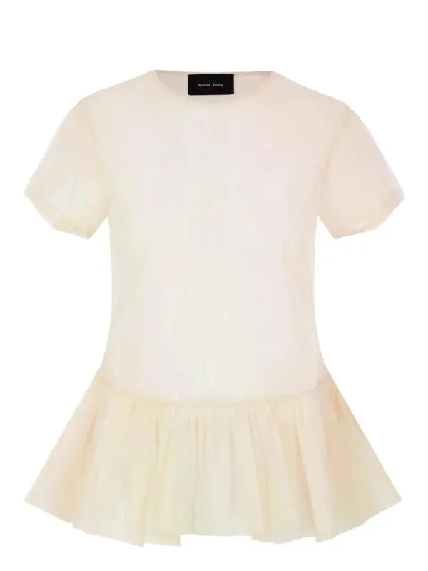 Simone Rocha Crew-neck T-shirt - Neutrals