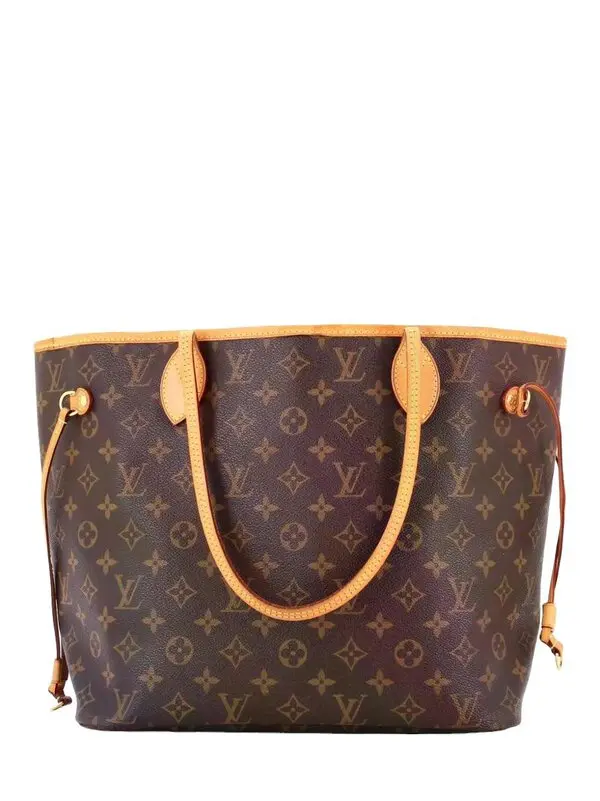 LOUIS VUITTON Neverfull Nm Monogram Canvas Mm Tote - Brown