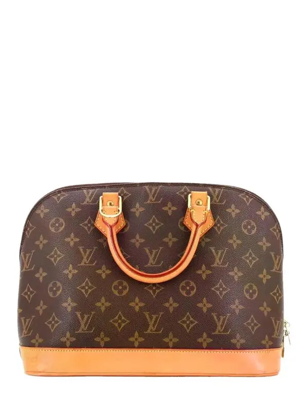 LOUIS VUITTON Vintage Alma Handbag Monogram Canvas Pm - Brown
