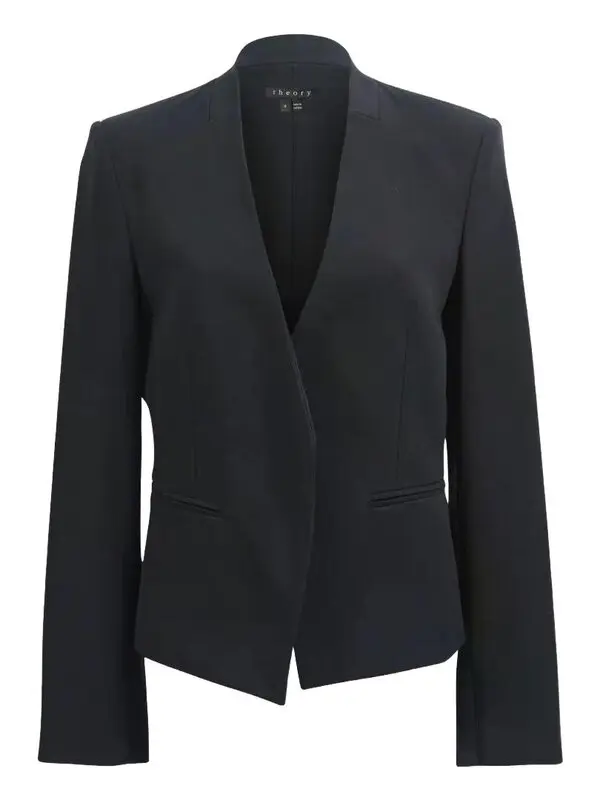 Theory Lanai Open-front Blazer - Black