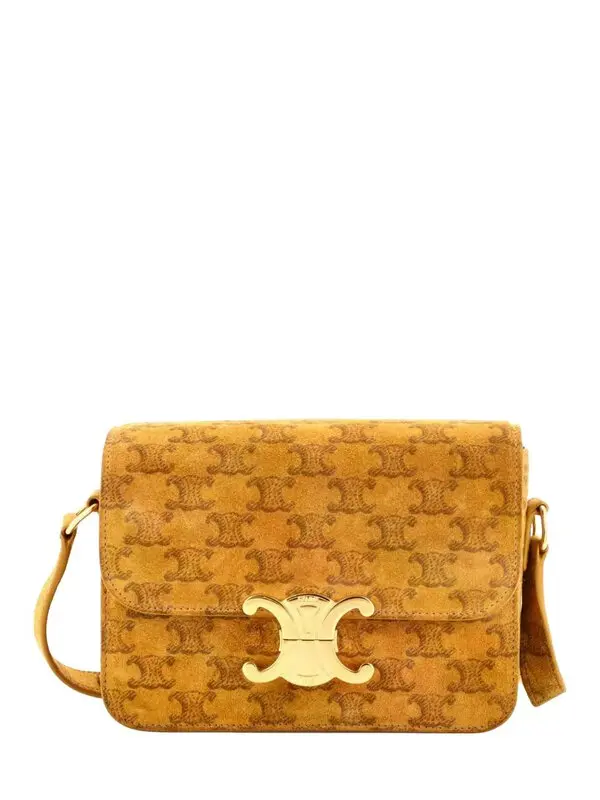 Celine Triomphe Teen Shoulder Bag - Brown