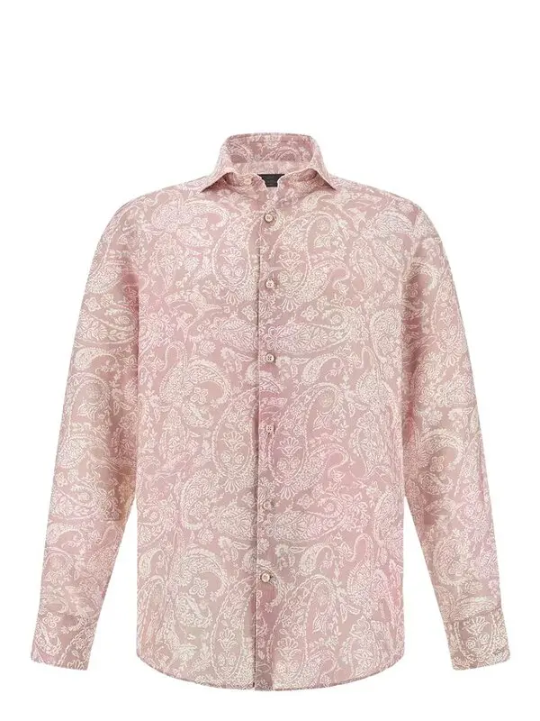 Paul & Shark Paisley-print Shirt - Pink