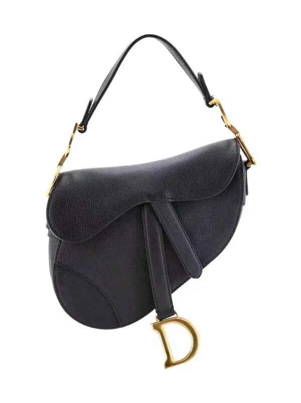 Dior Saddle Mini Shoulder Bag - Black