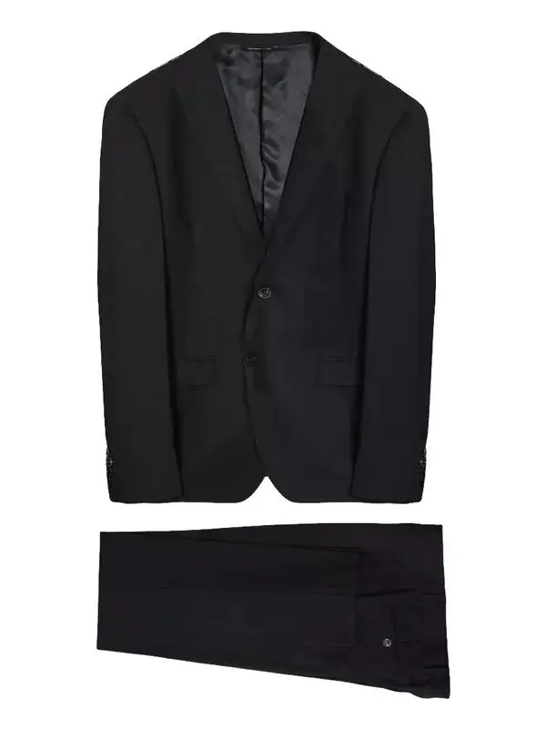 TONELLO Buttoned Suit - Black