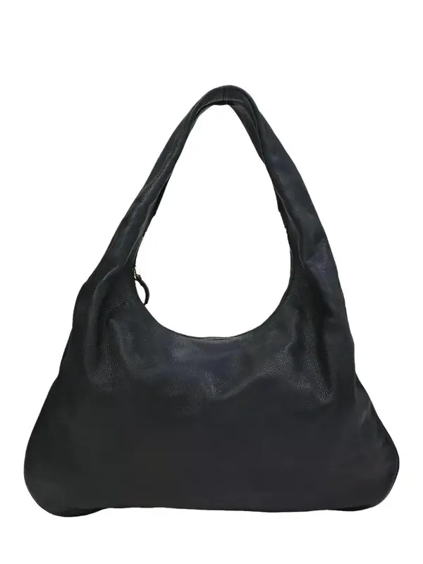 THE ROW Everyday Leather Shoulder Bag - Black