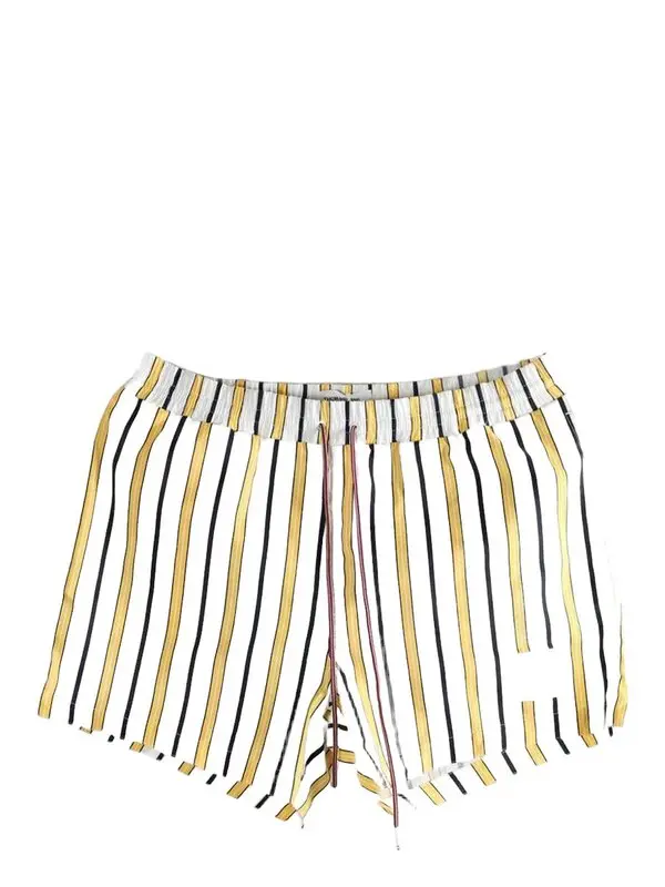 Thom Browne Striped Swim Shorts - White