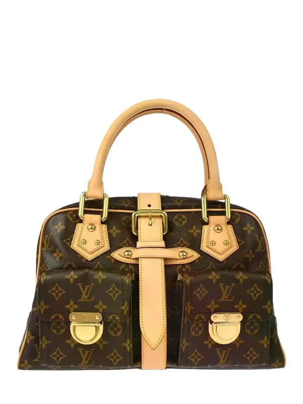 LOUIS VUITTON 2006 Manhattan Gm Monogram Tote Bag - Brown