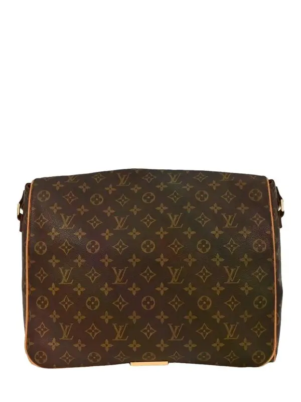 LOUIS VUITTON 2002 Abbesses Monogram Messenger Bag - Brown