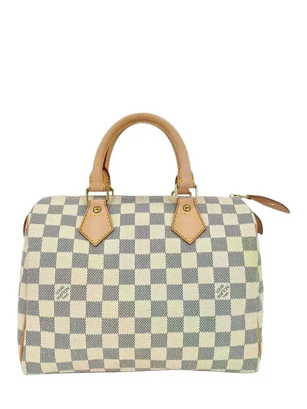 LOUIS VUITTON 2007 Damier Azur Speedy 25 Handbag - Neutrals
