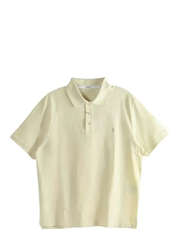 Saint Laurent Short-sleeve Polo Shirt - Yellow