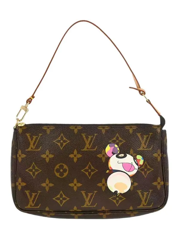 LOUIS VUITTON X Takashi Murakami Panda Pochette - Brown