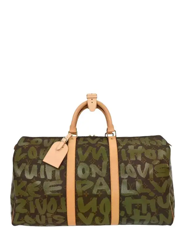 LOUIS VUITTON X Stephen Sprouse 2001 50 Keepall Duffle Bag - Brown