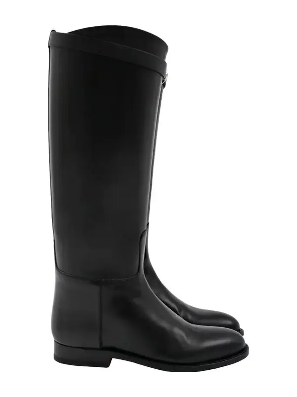 Hermès Leather Jumping Boots - Black