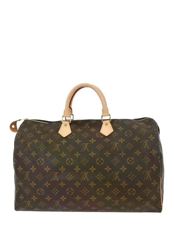 LOUIS VUITTON 2006 40 Speedy Monogram Duffle Handbag - Brown