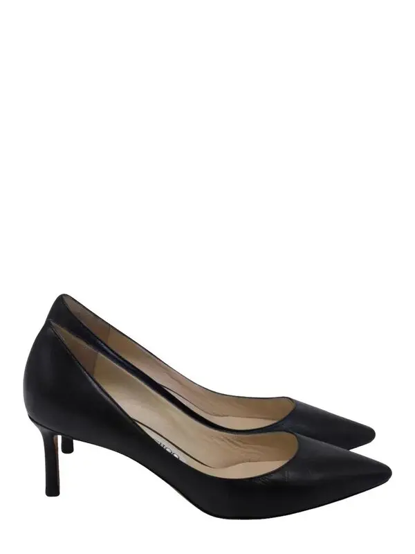 JIMMY CHOO Pointed-toe Stiletto Pumps - Black