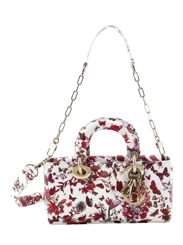Dior Lady D-joy Printed Leather Small Satchel - Multicolour