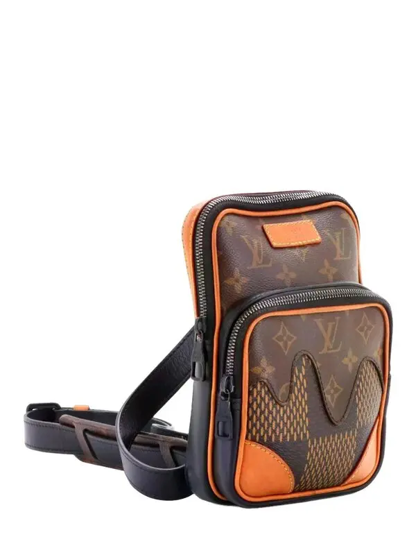 LOUIS VUITTON Nigo Amazone Sling Bag Limited Edition Giant Damier And Monogram Canvas - Brown