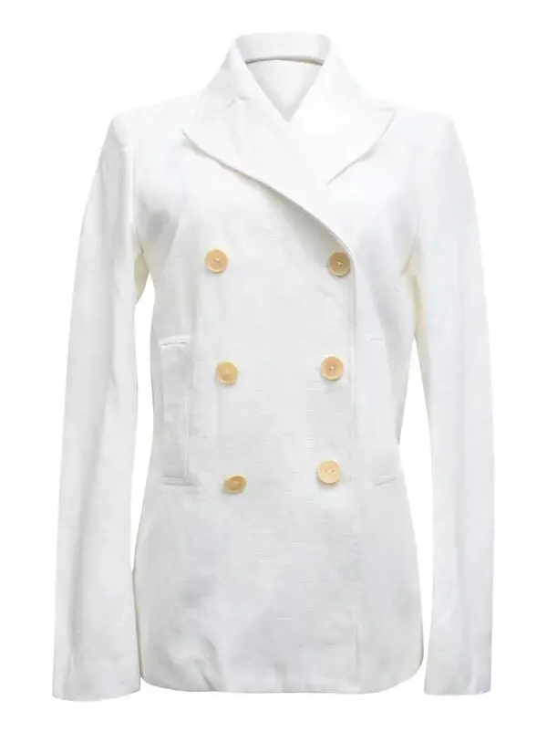 JOSEPH Double-breasted Blazer - White