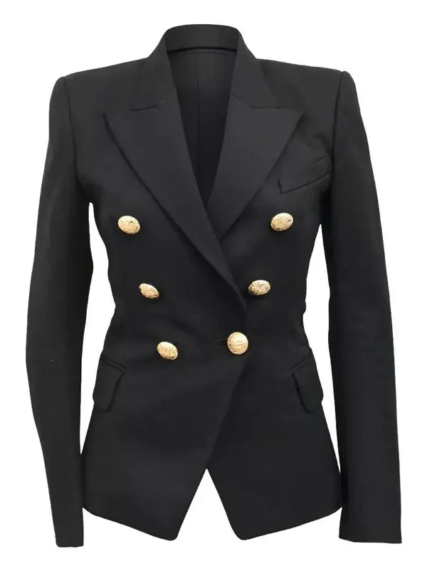 Balmain Double-breasted Blazer - Black