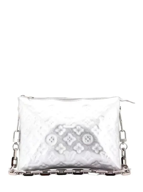 LOUIS VUITTON Coussin Pm Crossbody Bag Monogram Embossed Lambskin - Metallic