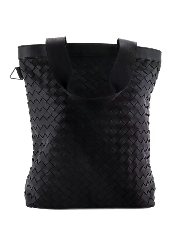Bottega Veneta Hydrology Intrecciato Leather Tote Bag - Black