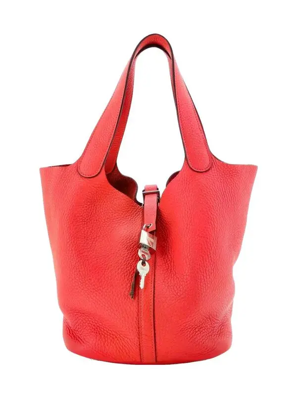Hermès Picotin Lock Mm Bucket Bag - Red