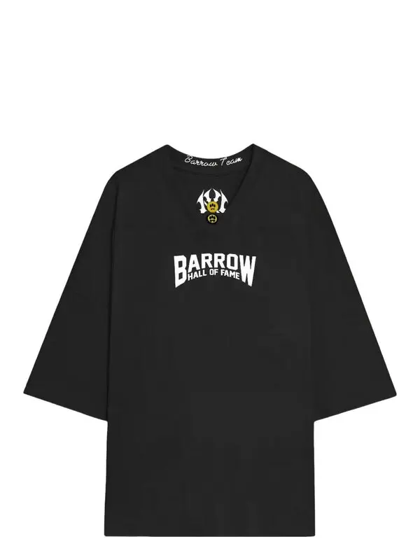 BARROW Graphic Print T-shirt - Black