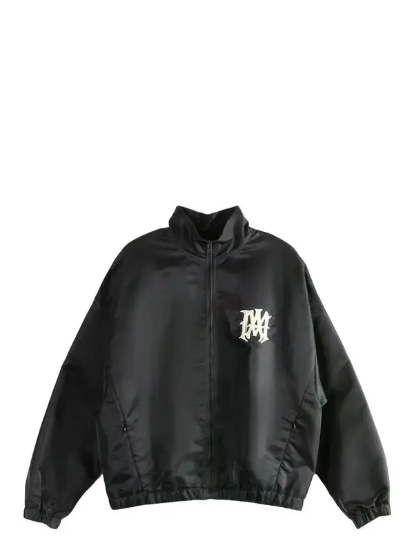 Amiri Logo-print Zip-up Jacket - Black