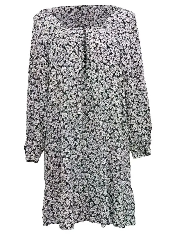 Ba&sh Elroy Floral-print Mini Dress - Black