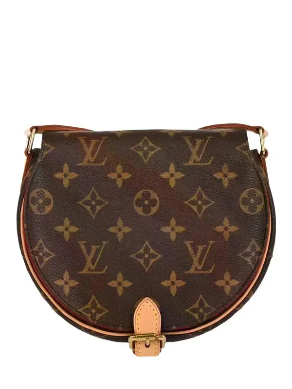 LOUIS VUITTON 2004 Tambourine Monogram Shoulder Bag - Brown