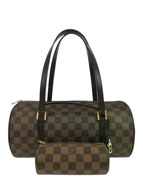 LOUIS VUITTON 2005 Damier Papillon 30 Tote Bag - Brown
