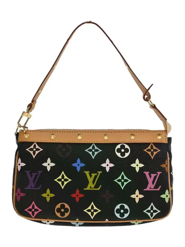 LOUIS VUITTON X Takashi Murakami Pochette Accessoires - Black