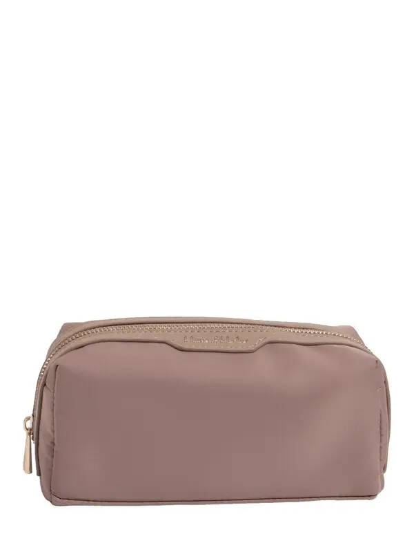 House Of Harlow 1960 Twill Nylon Cosmetic Pouch - Taupe