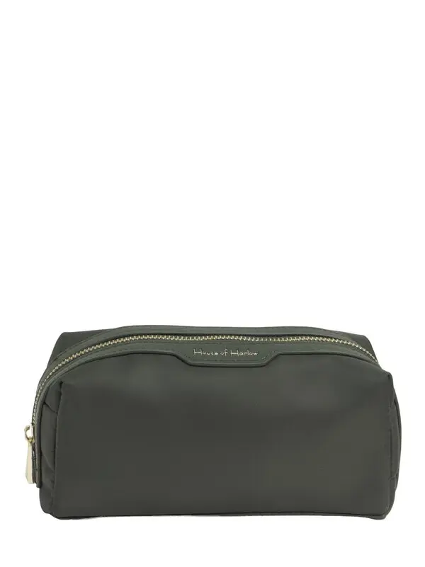 House Of Harlow 1960 Twill Nylon Cosmetic Pouch - Olive