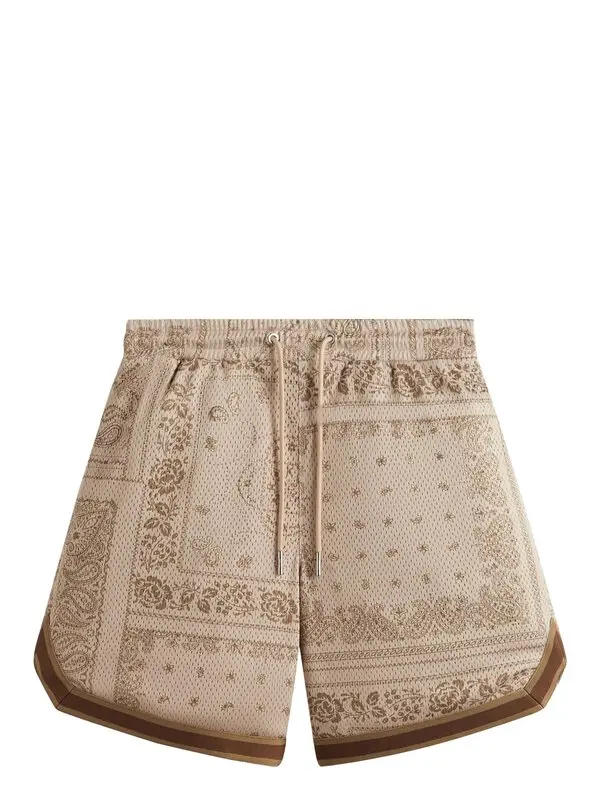 Kith Bandana Mesh Curtis Short - Tan