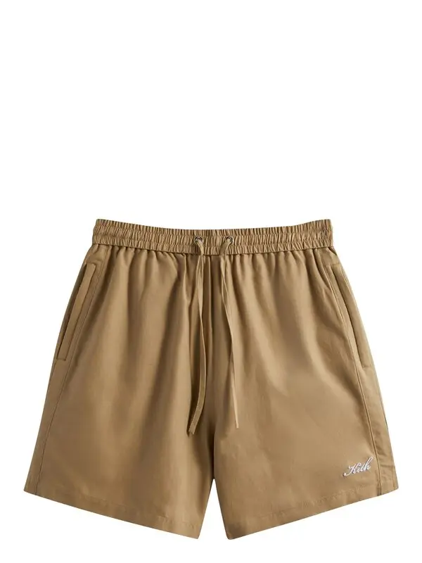 Kith Silk Cotton Active Short - Tan