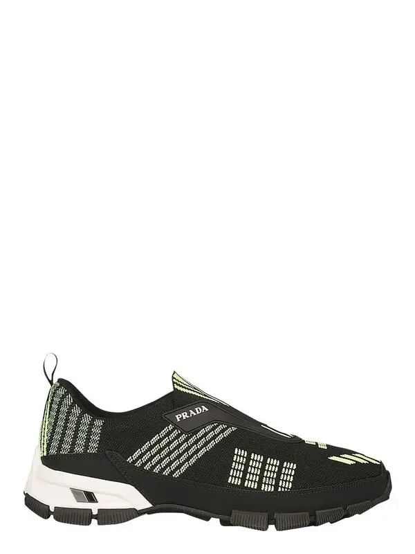 Prada Crossection Knit Low - Black