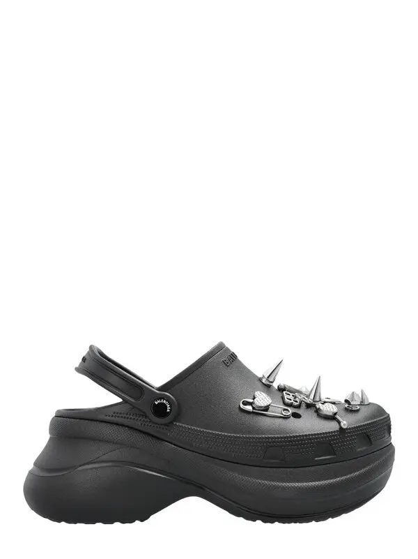 CROCS Balenciaga X Jibbitz Punk Mule - Black
