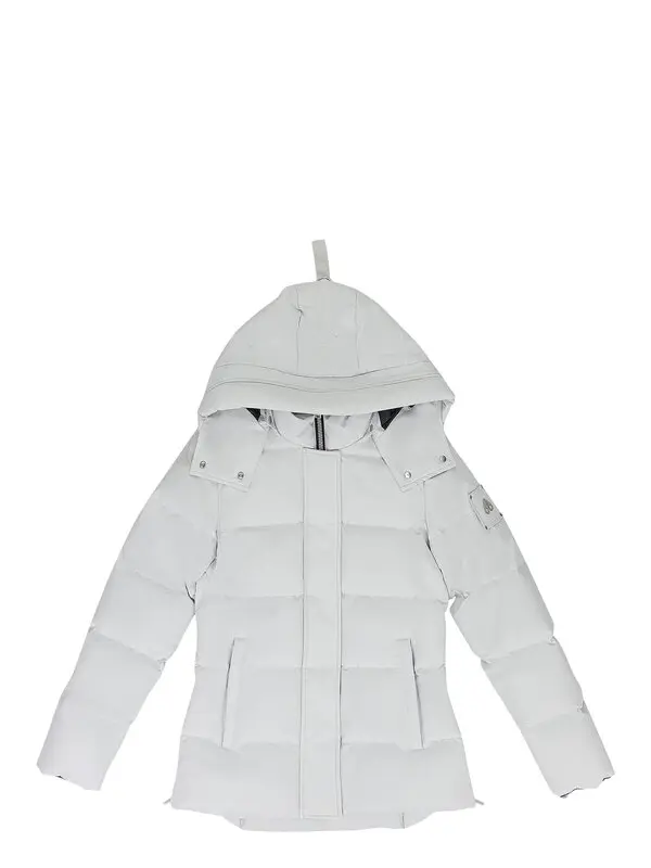 Moose Knuckles Cloud 3q Shearling Puffer Jacket - Grey